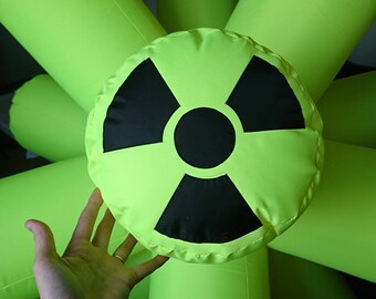 Radioactive Hazard Trefoil Cross Stitch Pattern PDF