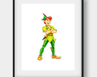 Peter pan art | Etsy