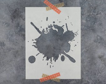 Splatter stencil | Etsy