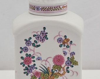 Porcelain tea caddy | Etsy