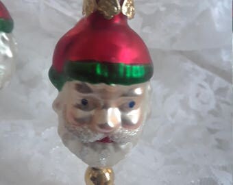 Santa tree topper | Etsy