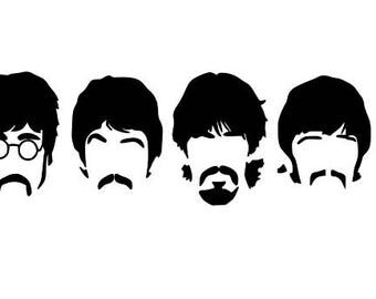 Beatles car decal | Etsy