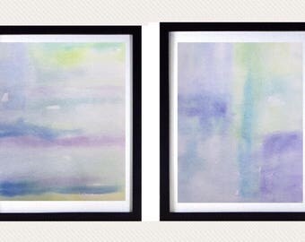 Muted colors art | Etsy