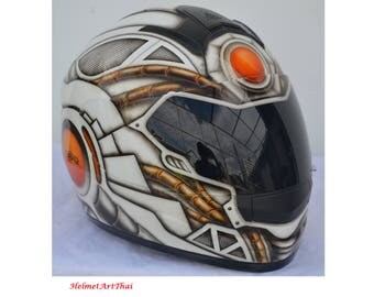 Motorcycle helmet | Etsy