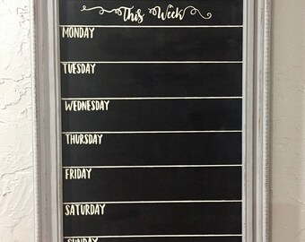 Weekly menu board | Etsy