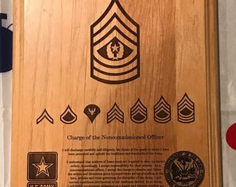 PCS/ETS Award Plaque Customized and Laser Engraved Red