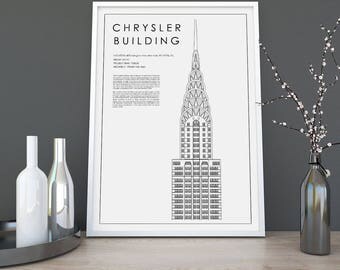 Chrysler building | Etsy