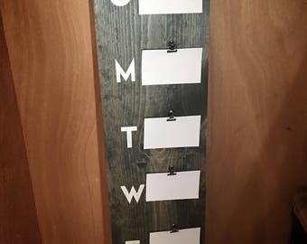 Weekly menu board | Etsy