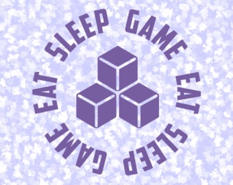 Eat sleep game decal | Etsy