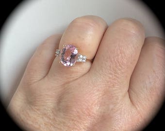 Morganite ring | Etsy