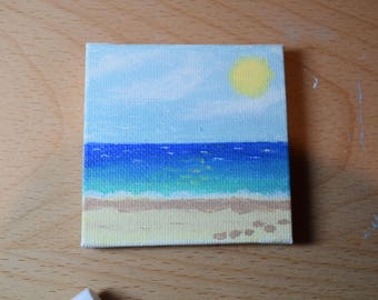 Mini canvas art | Etsy