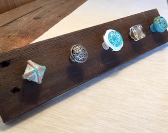 Rustic jewelry rack | Etsy