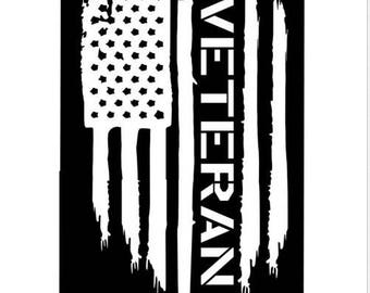 Army veteran decal | Etsy