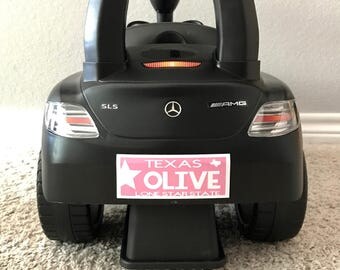 Toy license plate | Etsy