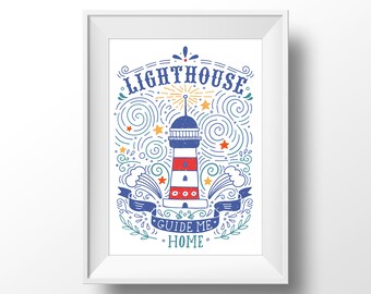 Lighthouse quote | Etsy