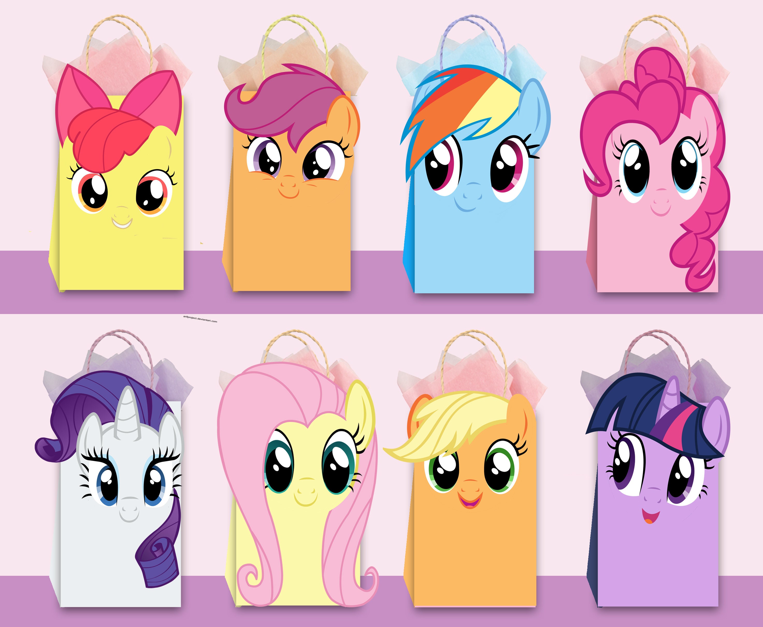 My Little Pony Party Favor Bags
