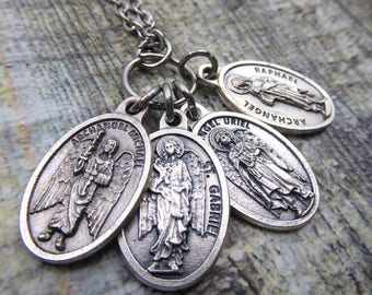 Saint raphael medal | Etsy