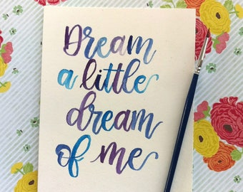 I Had A Dream Watercolor Ink Illustration Print