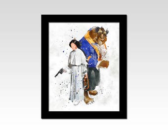 Star Wars Parody Art Poster The Trooper Eddie Iron Maiden