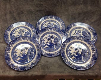 Willow pattern plate | Etsy