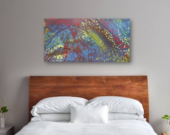 Above bed art | Etsy