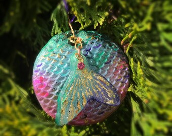 Mermaid ornament | Etsy