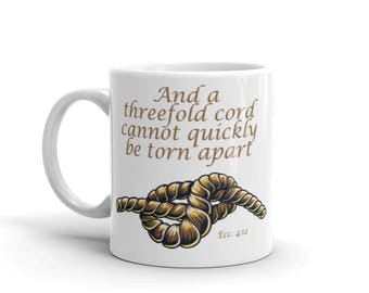 Ecclesiastes 4:9-12 Three-Fold Cord scripture calligraphy