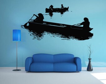 Boat wall decal | Etsy