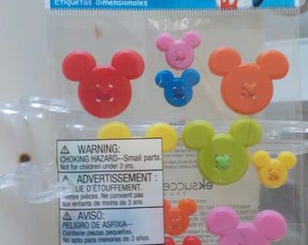 6 Mickey Mouse Head Ears Die Cut Disney Mickey Mouse