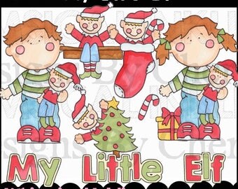Elf clipart | Etsy