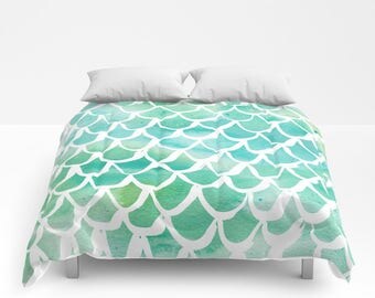 Mermaid comforter | Etsy
