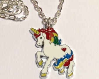 Unicorn pendant | Etsy