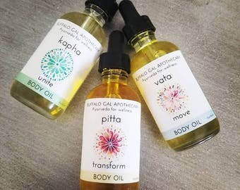 Vata Massage Oil Ayurvedic Formula 100% Organic