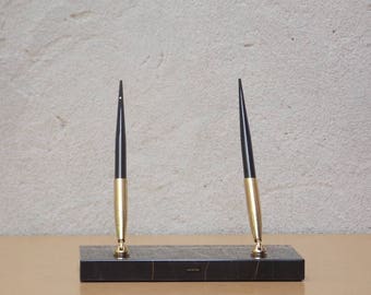 Marble desk set | Etsy