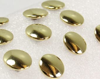 Small gold buttons | Etsy