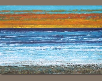 Impressionist beach | Etsy