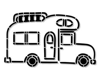 Camper stencil | Etsy