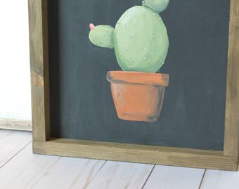 Cactus sign | Etsy