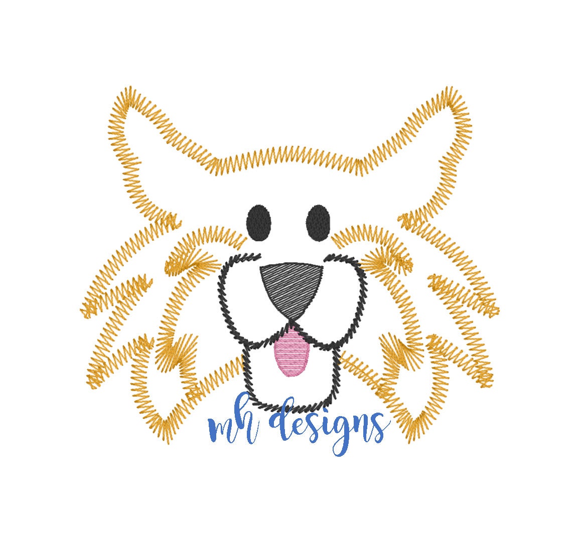 Vintage Stitch Wildcat embroidery design Wildcat embroidery