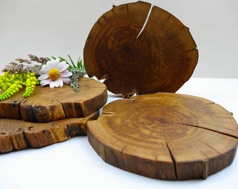 Tree trunk slices | Etsy
