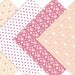 Pink and Yellow Digital Paper Scrapbooking Paper Pink and