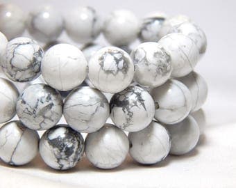 Howlite beads | Etsy