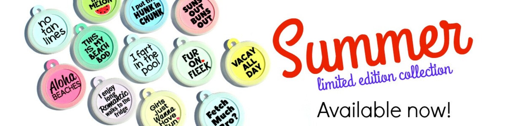 Cheeky Fun Dog ID Tags for Funny Pets by BadTags on Etsy