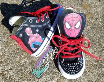 Spiderman shoes | Etsy