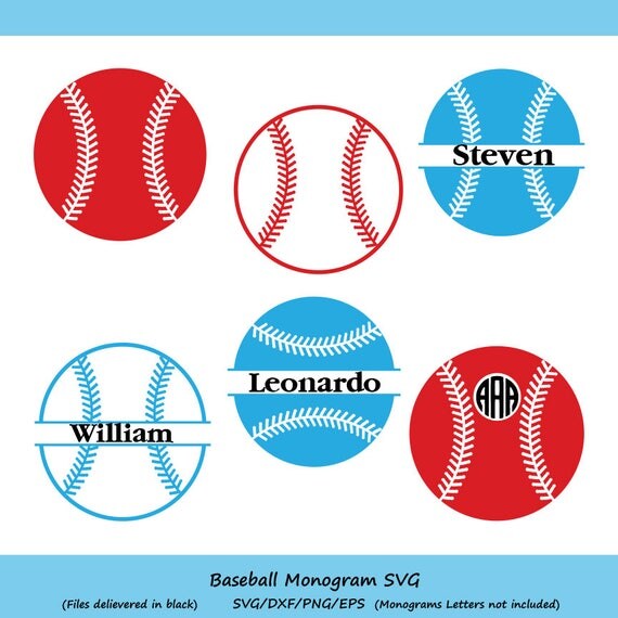 Baseball SVG Baseball monogram Svg Baseball SVG Cut files