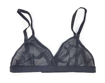 Sheer bralette | Etsy
