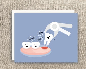 Tooth card | Etsy