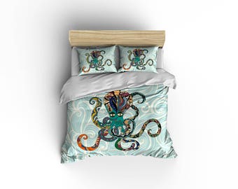 Octopus bedding | Etsy