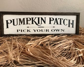 Pumpkin patch sign | Etsy