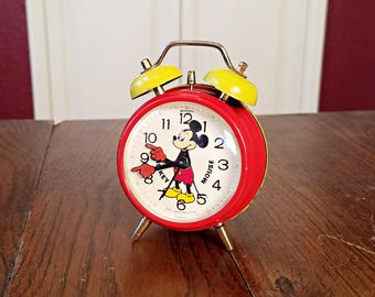 Mickey mouse clock | Etsy